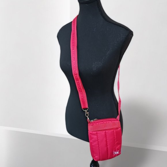 lug | Bags | Lug Hopper Red Quilted Mini Crossbody Bag | Poshmark